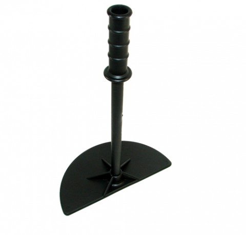 Concrete Chute Scraper, Plastic with Steel reinforced handle.