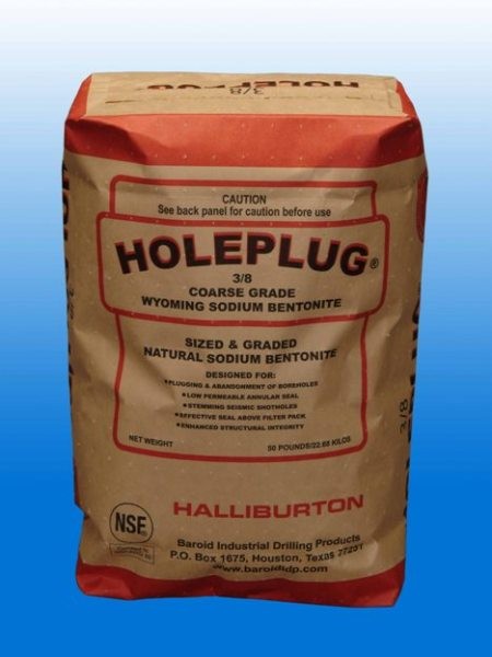 HOLEPLUG® Graded Sodium Bentonite by Baroid, 50 lb. bag