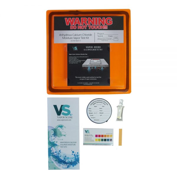Moisture Emission Kit, Calcium Chloride Concrete Moisture Test, Pack of ...